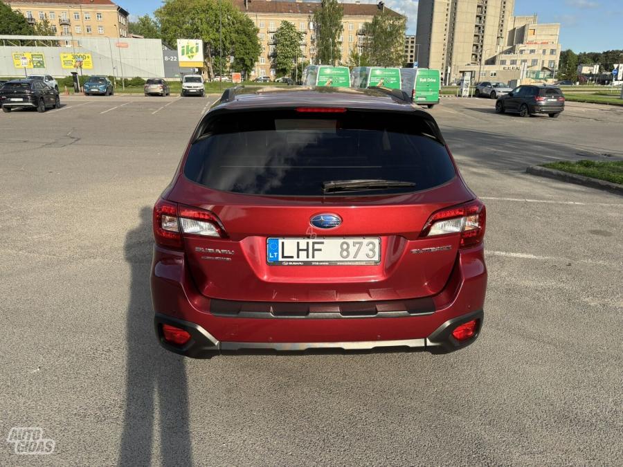 Red Subaru Outback 2019 in Vilnius, with an engine capacity of 2.50 L and mileage of 68 thousand km for 15900 €, photo 5 on AUTOMOTO.COM.LV