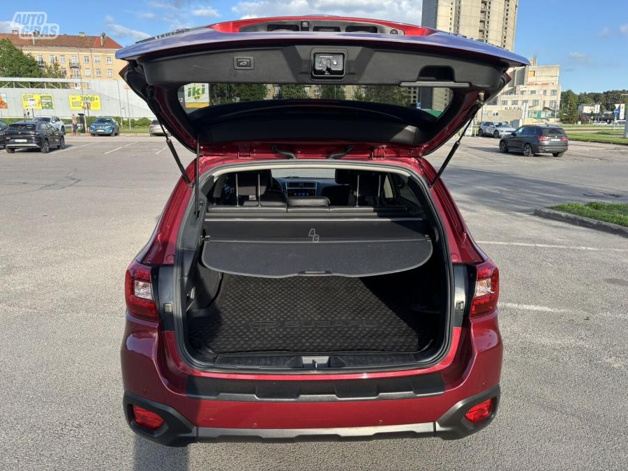 Red Subaru Outback 2019 in Vilnius, with an engine capacity of 2.50 L and mileage of 68 thousand km for 15900 €, photo 16 on AUTOMOTO.COM.LV
