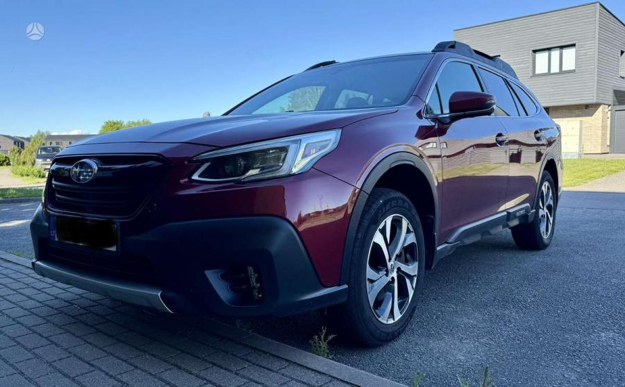 Red Subaru Outback 2021 in Klaipeda, with an engine capacity of 2.50 L and mileage of 134 thousand km for 18700 €, photo 1 on AUTOMOTO.COM.LV