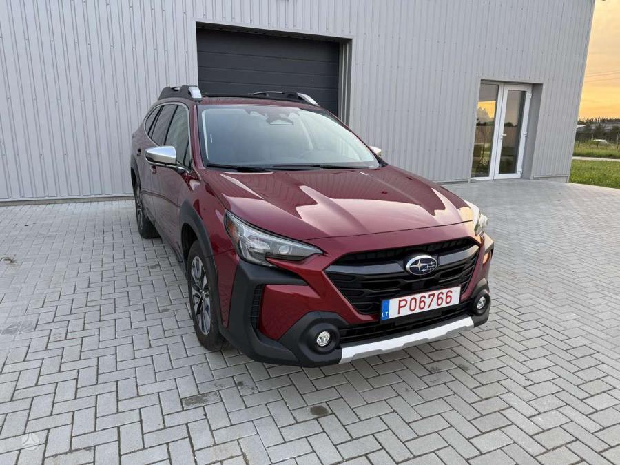 Red Subaru Outback 2023 in Panevezys, with an engine capacity of 2.39 L and mileage of 83 thousand km for 23900 €, photo 3 on AUTOMOTO.COM.LV