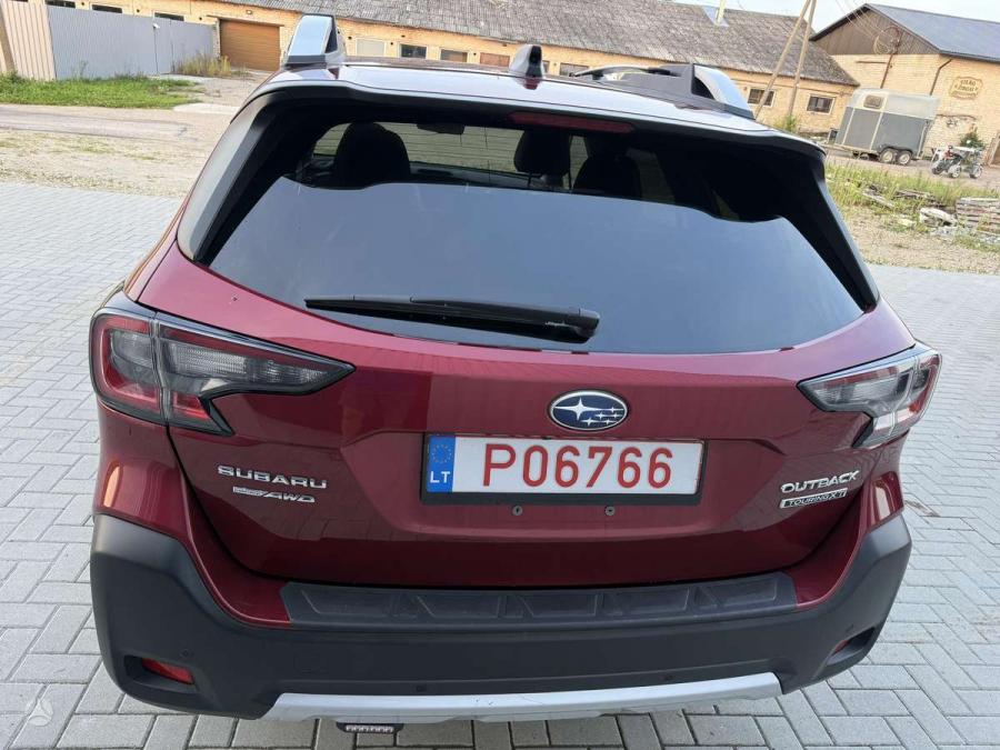 Red Subaru Outback 2023 in Panevezys, with an engine capacity of 2.39 L and mileage of 83 thousand km for 23900 €, photo 7 on AUTOMOTO.COM.LV