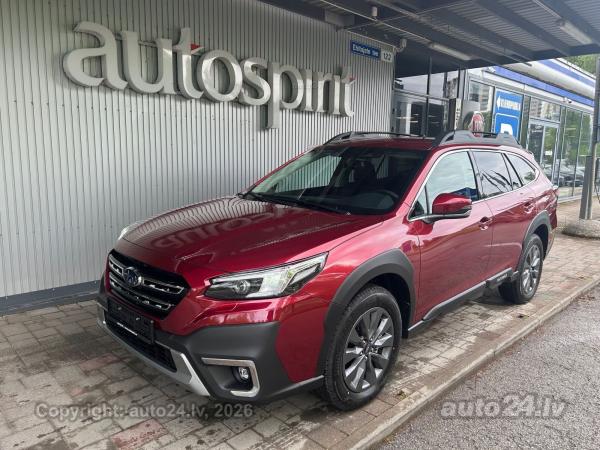 Red Subaru Outback 2026 in Tallinn, with an engine capacity of 2.50 L and mileage of 10 thousand km for 35490 €, photo 1 on AUTOMOTO.COM.LV