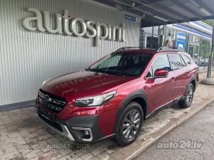 Sarkans Subaru Outback 2026 Tallina, ar dzinēja tilpumu 2.50 L un nobraukumu 10 tūkst. km par 35490 €, foto  vietnē AUTOMOTO.COM.LV