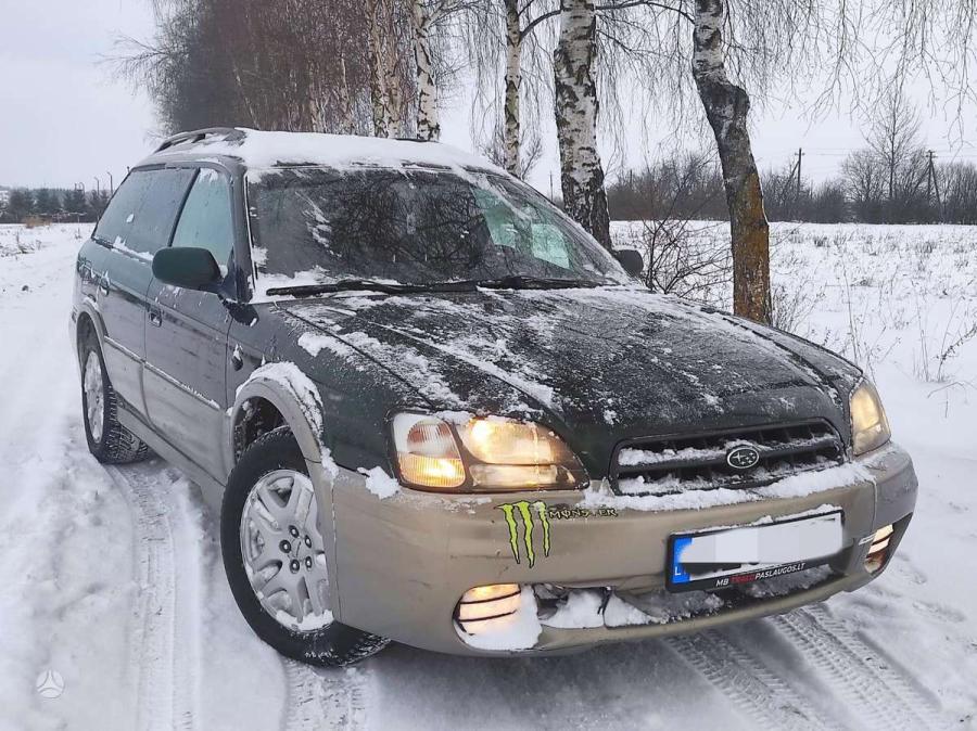 Subaru Outback 2000 Raseiniai, ar dzinēja tilpumu 2.50 L un nobraukumu 300 tūkst. km par 999 €, foto 1 vietnē AUTOMOTO.COM.LV