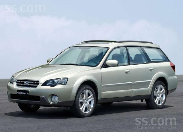 Subaru Outback 2004 in Riga, with an engine capacity of 2.50 L and mileage of 375 thousand km for 2000 €, photo 1 on AUTOMOTO.COM.LV