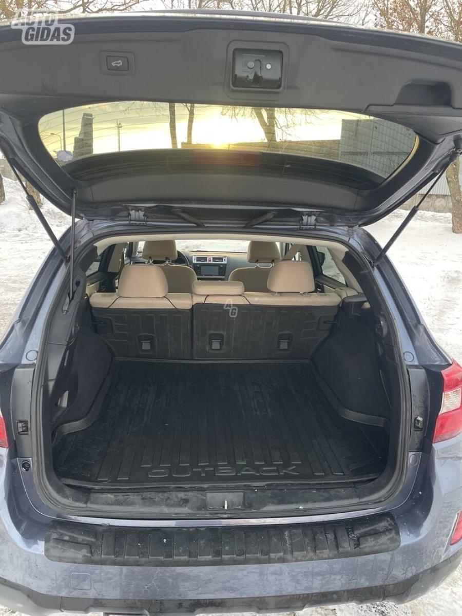 Subaru Outback 2016 in Klaipeda, with an engine capacity of 2.50 L and mileage of 107 thousand km for 13500 €, photo 13 on AUTOMOTO.COM.LV