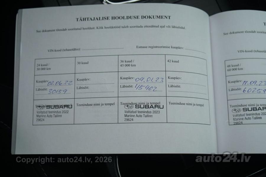 Субару Аутбек 2020 в Таллин, объемом двигателя 2.50 л и пробегом 110 тыс. км за 20990 €, фото 15 на AUTOMOTO.COM.LV