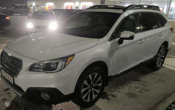 White Subaru Outback 2015 in Kaunas, with an engine capacity of 2.50 L and mileage of 43 thousand km for 13999 €, photo 2 on AUTOMOTO.COM.LV