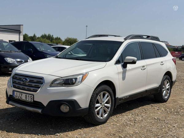 Balts Subaru Outback 2015 Šauļi, ar dzinēja tilpumu 2.50 L un nobraukumu 217 tūkst. km par 8000 €, foto 1 vietnē AUTOMOTO.COM.LV