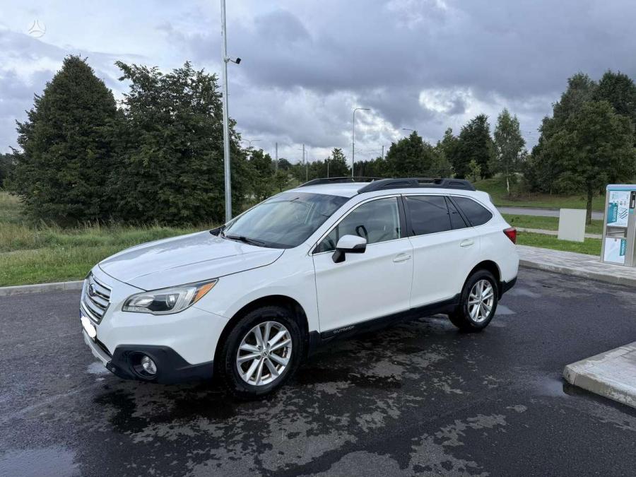 Balts Subaru Outback 2015 Šauļi, ar dzinēja tilpumu 2.50 L un nobraukumu 217 tūkst. km par 7500 €, foto 1 vietnē AUTOMOTO.COM.LV