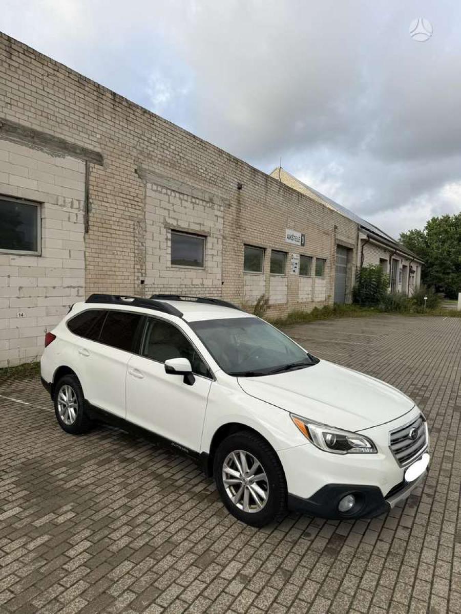 Balts Subaru Outback 2015 Šauļi, ar dzinēja tilpumu 2.50 L un nobraukumu 217 tūkst. km par 7500 €, foto 4 vietnē AUTOMOTO.COM.LV