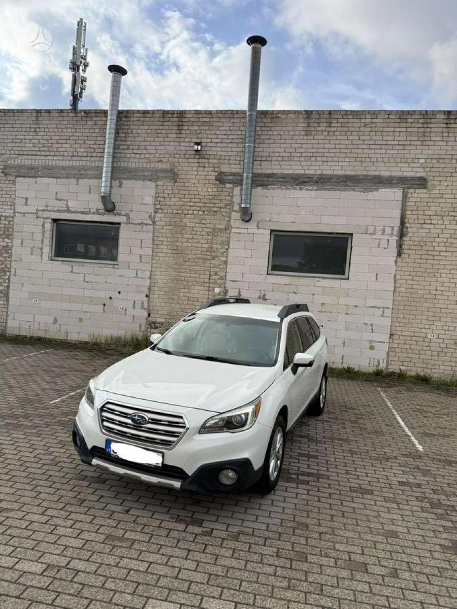 Balts Subaru Outback 2015 Šauļi, ar dzinēja tilpumu 2.50 L un nobraukumu 217 tūkst. km par 7500 €, foto 5 vietnē AUTOMOTO.COM.LV