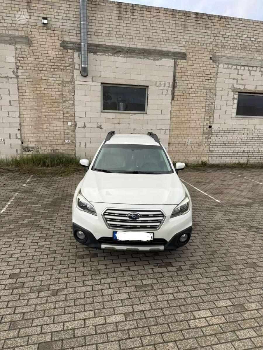 Balts Subaru Outback 2015 Šauļi, ar dzinēja tilpumu 2.50 L un nobraukumu 217 tūkst. km par 7500 €, foto 6 vietnē AUTOMOTO.COM.LV