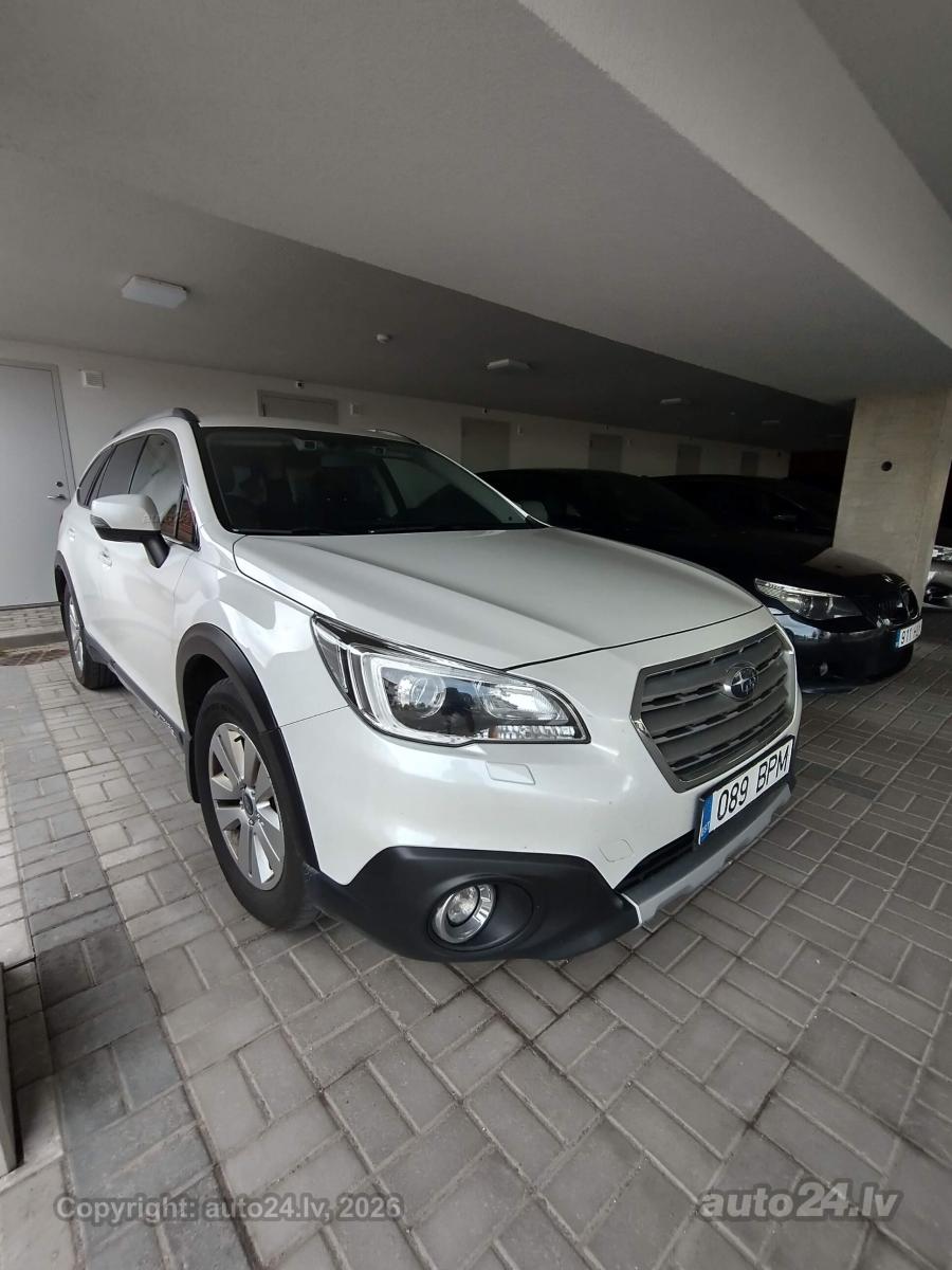 White Subaru Outback 2015 in Tallinn, with an engine capacity of 2.00 L and mileage of 235 thousand km for 9400 €, photo 1 on AUTOMOTO.COM.LV