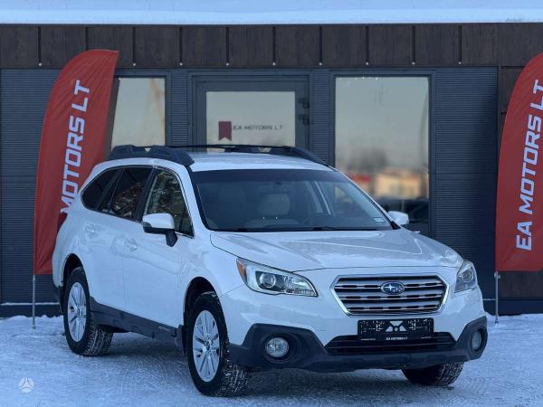 Balts Subaru Outback 2016 Viļņa, ar dzinēja tilpumu 2.50 L un nobraukumu 282 tūkst. km par 9950 €, foto 3 vietnē AUTOMOTO.COM.LV