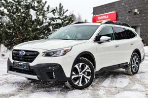 White Subaru Outback 2022 in Kretinga, with an engine capacity of 2.50 L and mileage of 59 thousand km for 24500 €, photo  on AUTOMOTO.COM.LV