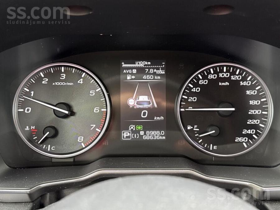 White Subaru Outback 2023 in Riga, with an engine capacity of 2.50 L and mileage of 69 thousand km for 28500 €, photo 14 on AUTOMOTO.COM.LV