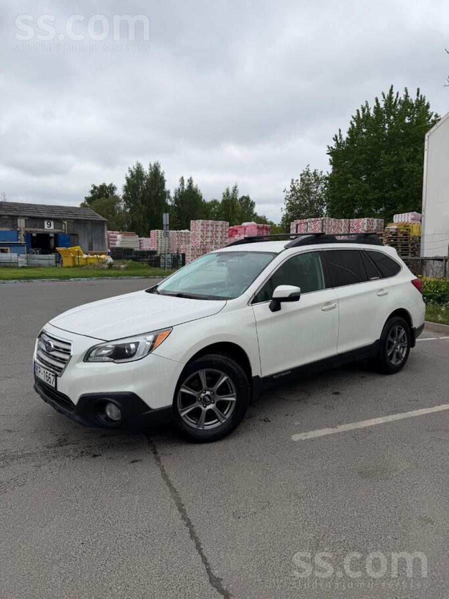 Balts Subaru Outback 2015 Rīga, ar dzinēja tilpumu 2.50 L un nobraukumu 170 tūkst. km par 10250 €, foto 1 vietnē AUTOMOTO.COM.LV