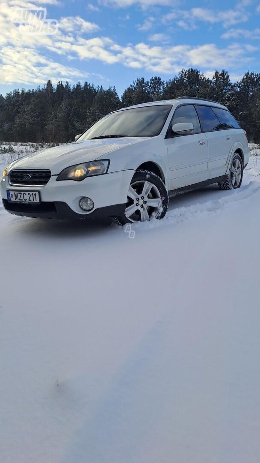 White Subaru Outback 2004 in Vilnius, with an engine capacity of 3.00 L and mileage of 366 thousand km for 2900 €, photo 17 on AUTOMOTO.COM.LV