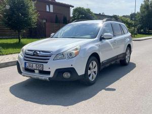 White Subaru Outback 2010 in Kaunas, with an engine capacity of 2.46 L and mileage of 322 thousand km for 4300 €, photo  on AUTOMOTO.COM.LV