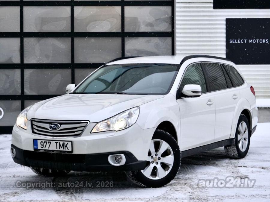 White Subaru Outback 2011 in Tallinn, with an engine capacity of 2.50 L and mileage of 255 thousand km for 4900 €, photo 2 on AUTOMOTO.COM.LV