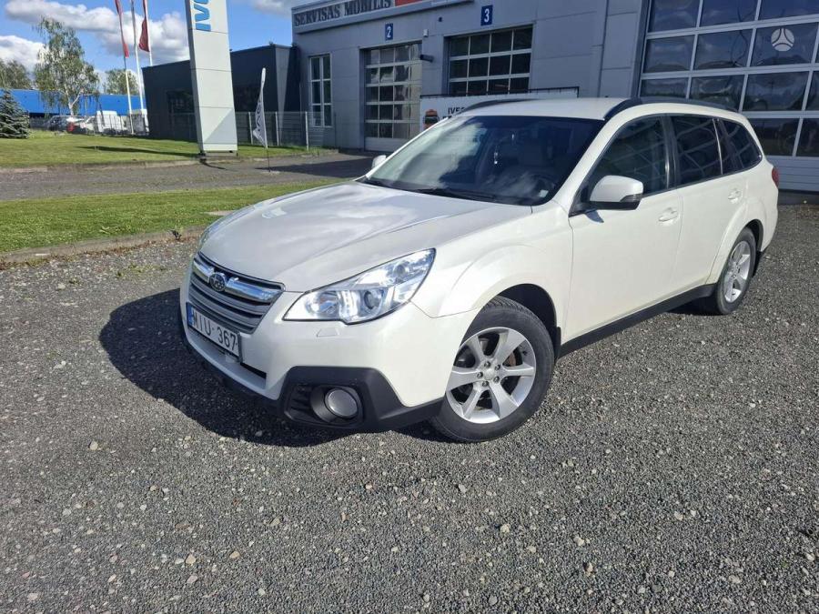 Balts Subaru Outback 2013 Kauņa, ar dzinēja tilpumu 2.50 L un nobraukumu 424 tūkst. km par 5500 €, foto 1 vietnē AUTOMOTO.COM.LV