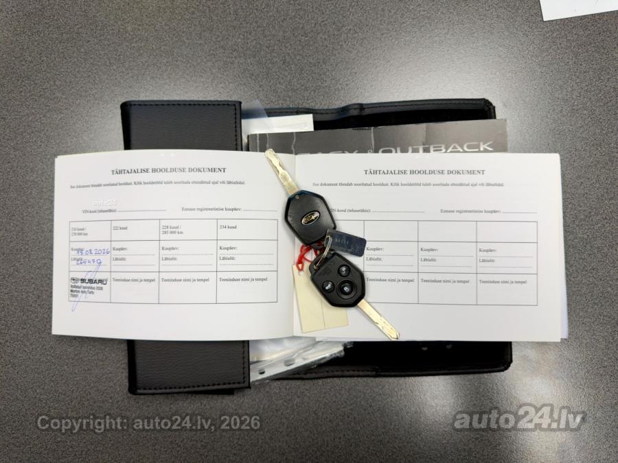 Balts Subaru Outback 2013 Tartu, ar dzinēja tilpumu 2.50 L un nobraukumu 266 tūkst. km par 6500 €, foto 10 vietnē AUTOMOTO.COM.LV