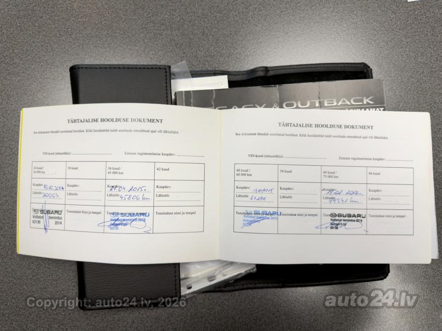 Balts Subaru Outback 2013 Tartu, ar dzinēja tilpumu 2.50 L un nobraukumu 266 tūkst. km par 6500 €, foto 11 vietnē AUTOMOTO.COM.LV