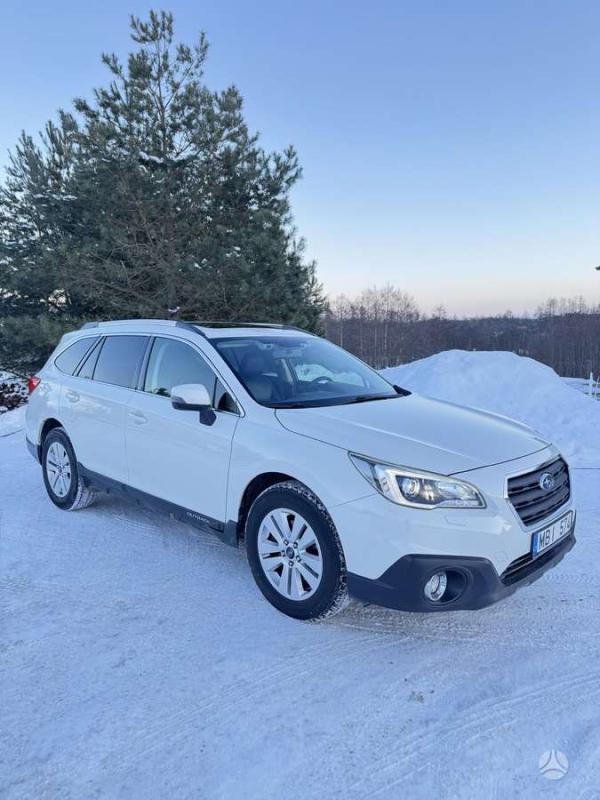 Balts Subaru Outback 2015 Viļņa, ar dzinēja tilpumu 2.00 L un nobraukumu 212 tūkst. km par 7450 €, foto 5 vietnē AUTOMOTO.COM.LV
