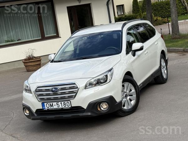 White Subaru Outback 2015 in Jurmala, with an engine capacity of 2.50 L and mileage of 250 thousand km for 8550 €, photo 1 on AUTOMOTO.COM.LV
