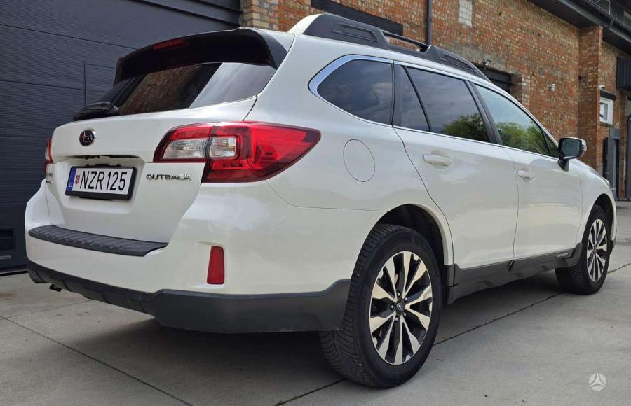 Balts Subaru Outback 2015 Kauņa, ar dzinēja tilpumu 2.50 L un nobraukumu 201 tūkst. km par 10900 €, foto 5 vietnē AUTOMOTO.COM.LV
