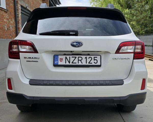 Balts Subaru Outback 2015 Kauņa, ar dzinēja tilpumu 2.50 L un nobraukumu 201 tūkst. km par 10900 €, foto 5 vietnē AUTOMOTO.COM.LV