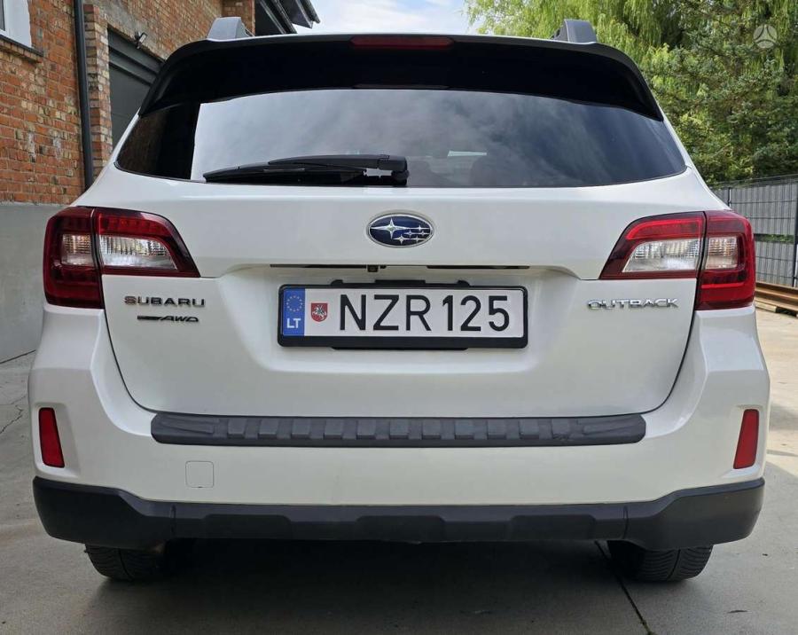 Balts Subaru Outback 2015 Kauņa, ar dzinēja tilpumu 2.50 L un nobraukumu 201 tūkst. km par 10900 €, foto 6 vietnē AUTOMOTO.COM.LV