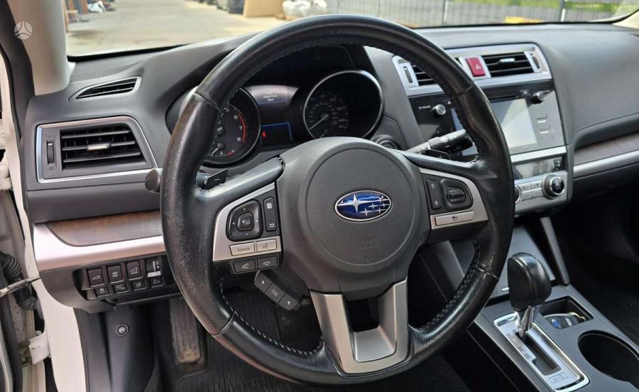 Balts Subaru Outback 2015 Kauņa, ar dzinēja tilpumu 2.50 L un nobraukumu 201 tūkst. km par 10900 €, foto 16 vietnē AUTOMOTO.COM.LV