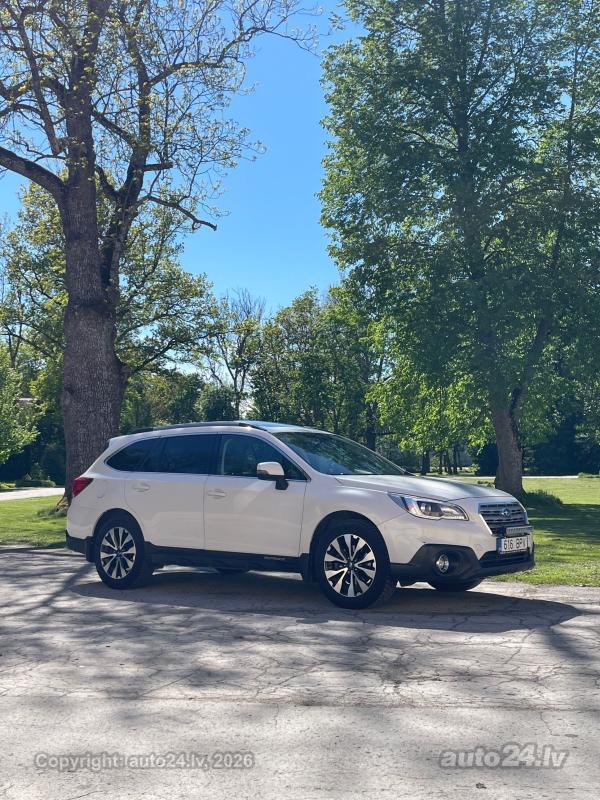White Subaru Outback 2016 in Tallinn, with an engine capacity of 2.50 L and mileage of 379 thousand km for 6500 €, photo 1 on AUTOMOTO.COM.LV