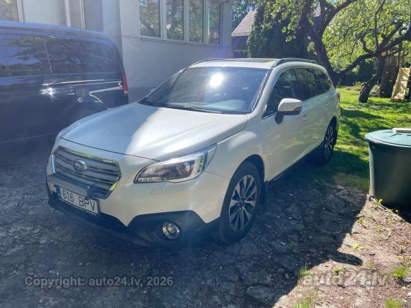 White Subaru Outback 2016 in Tallinn, with an engine capacity of 2.50 L and mileage of 379 thousand km for 6500 €, photo 2 on AUTOMOTO.COM.LV