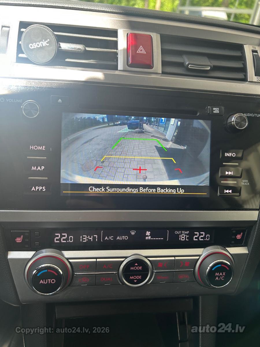 Balts Subaru Outback 2016 Tallina, ar dzinēja tilpumu 2.50 L un nobraukumu 219 tūkst. km par 12490 €, foto 12 vietnē AUTOMOTO.COM.LV