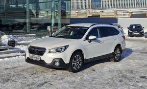 White Subaru Outback 2018 in Vilnius, with an engine capacity of 2.50 L and mileage of 165 thousand km for 17890 €, photo  on AUTOMOTO.COM.LV