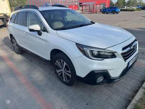 White Subaru Outback 2018 in Vilnius, with an engine capacity of 2.50 L and mileage of 168 thousand km for 16800 €, photo 3 on AUTOMOTO.COM.LV