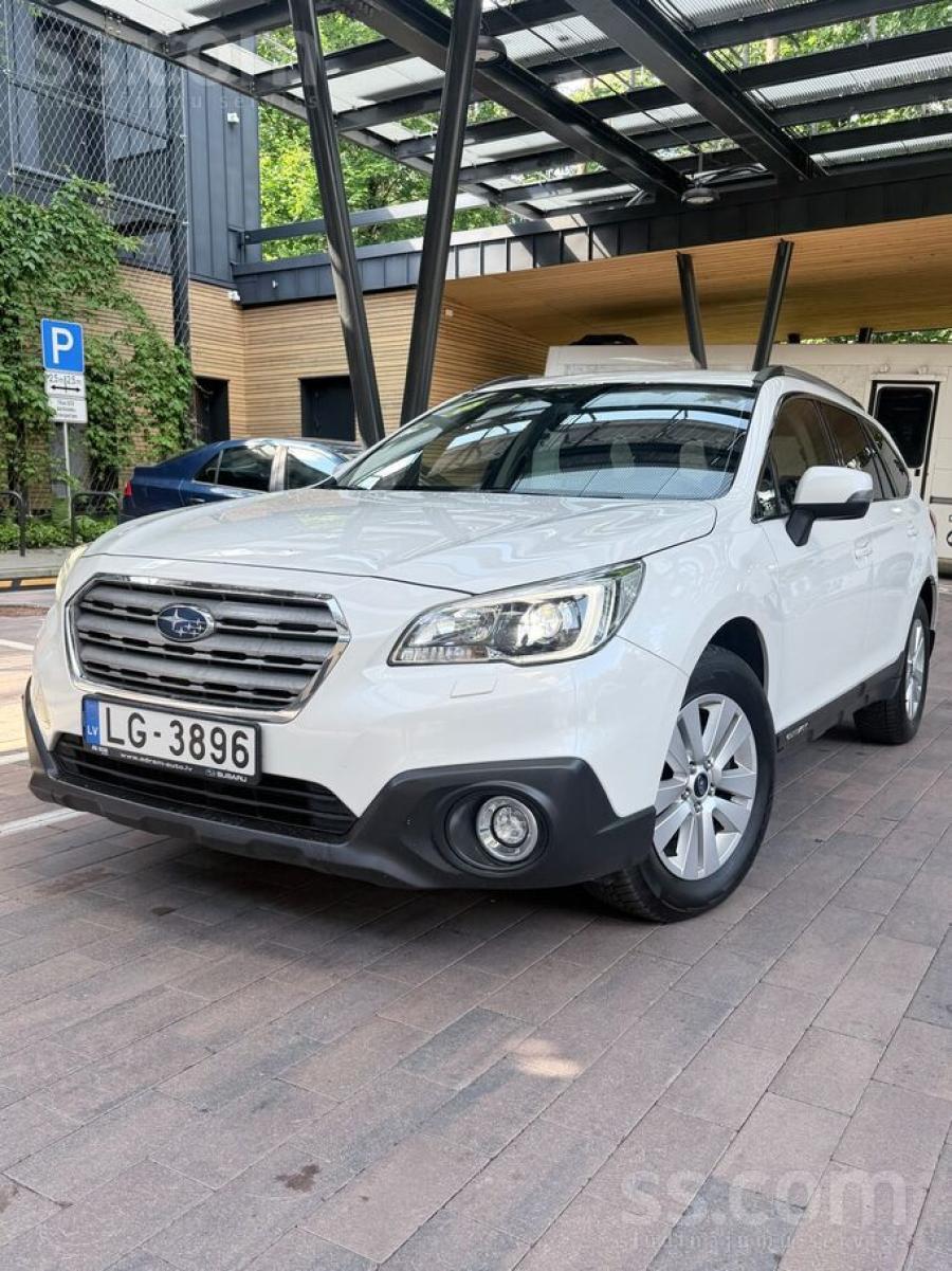 White Subaru Outback 2018 in Riga, with an engine capacity of 2.50 L and mileage of 160 thousand km for 15500 €, photo 1 on AUTOMOTO.COM.LV