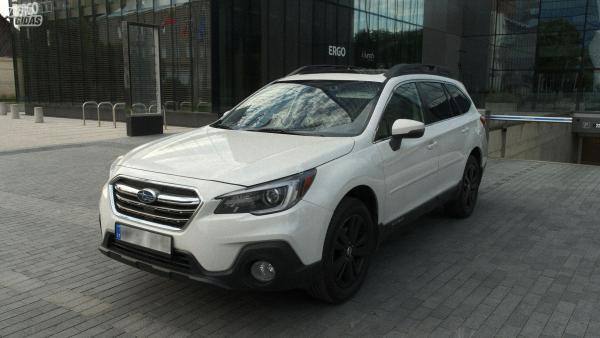 White Subaru Outback 2018 in Vilnius, with an engine capacity of 2.50 L and mileage of 153 thousand km for 17000 €, photo 1 on AUTOMOTO.COM.LV