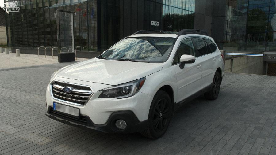 Balts Subaru Outback 2018 Viļņa, ar dzinēja tilpumu 2.50 L un nobraukumu 153 tūkst. km par 17000 €, foto 1 vietnē AUTOMOTO.COM.LV