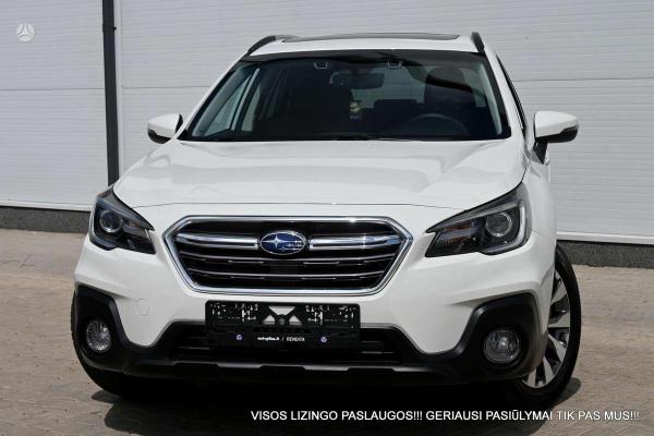 White Subaru Outback 2019 in Kretinga, with an engine capacity of 3.63 L and mileage of 107 thousand km for 18250 €, photo 2 on AUTOMOTO.COM.LV