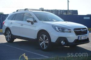White Subaru Outback 2019 in Cesis, with an engine capacity of 2.50 L and mileage of 104 thousand km for 19800 €, photo  on AUTOMOTO.COM.LV