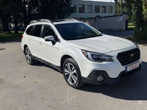 White Subaru Outback 2019 in Prienai, with an engine capacity of 2.50 L and mileage of 28 thousand km for 17500 €, photo  on AUTOMOTO.COM.LV