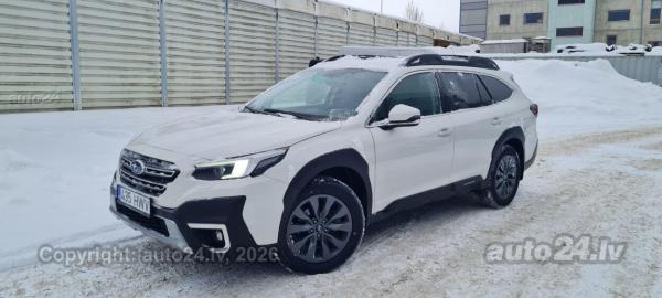 White Subaru Outback 2023 in Tallinn, with an engine capacity of 2.50 L and mileage of 76 thousand km for 28500 €, photo 1 on AUTOMOTO.COM.LV