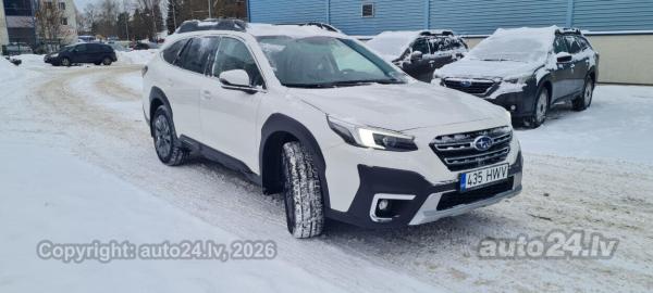 White Subaru Outback 2023 in Tallinn, with an engine capacity of 2.50 L and mileage of 76 thousand km for 28500 €, photo 3 on AUTOMOTO.COM.LV