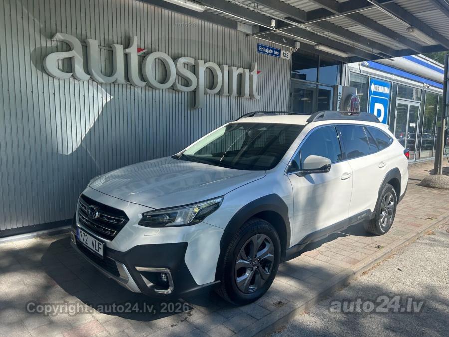 Белый Субару Аутбек 2023 в Таллин, объемом двигателя 2.50 л и пробегом 38 тыс. км за 30490 €, фото 1 на AUTOMOTO.COM.LV