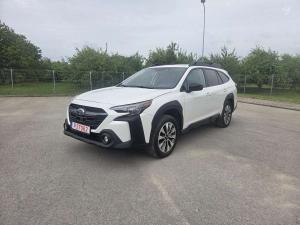 White Subaru Outback 2023 in Klaipeda, with an engine capacity of 2.50 L and mileage of 25 thousand km for 25700 €, photo  on AUTOMOTO.COM.LV