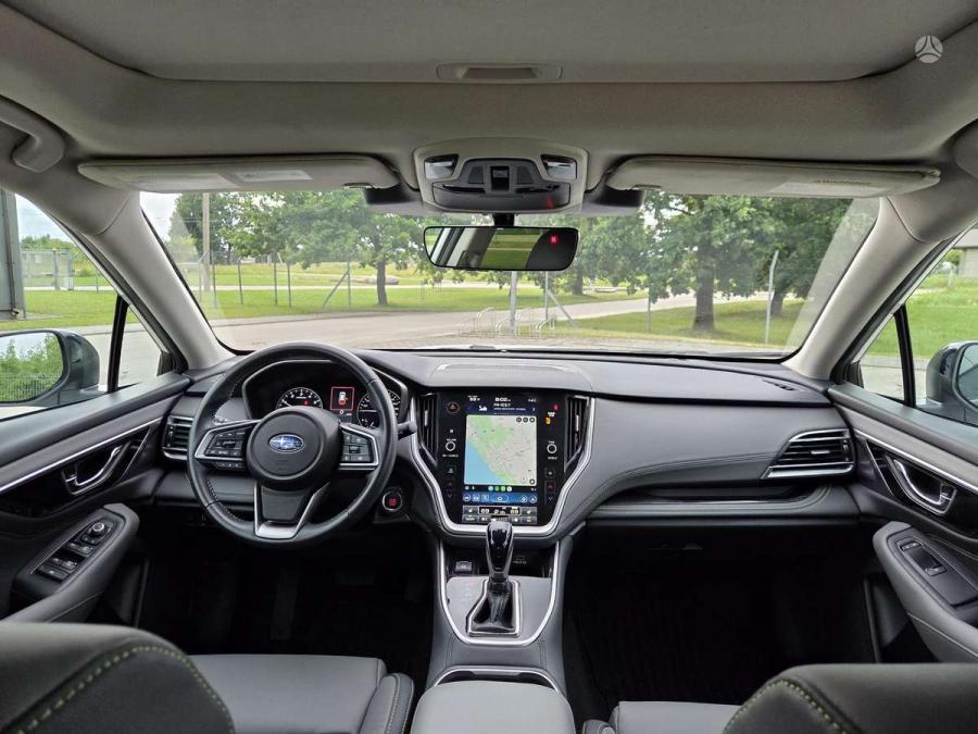 White Subaru Outback 2023 in Klaipeda, with an engine capacity of 2.50 L and mileage of 25 thousand km for 25700 €, photo 14 on AUTOMOTO.COM.LV